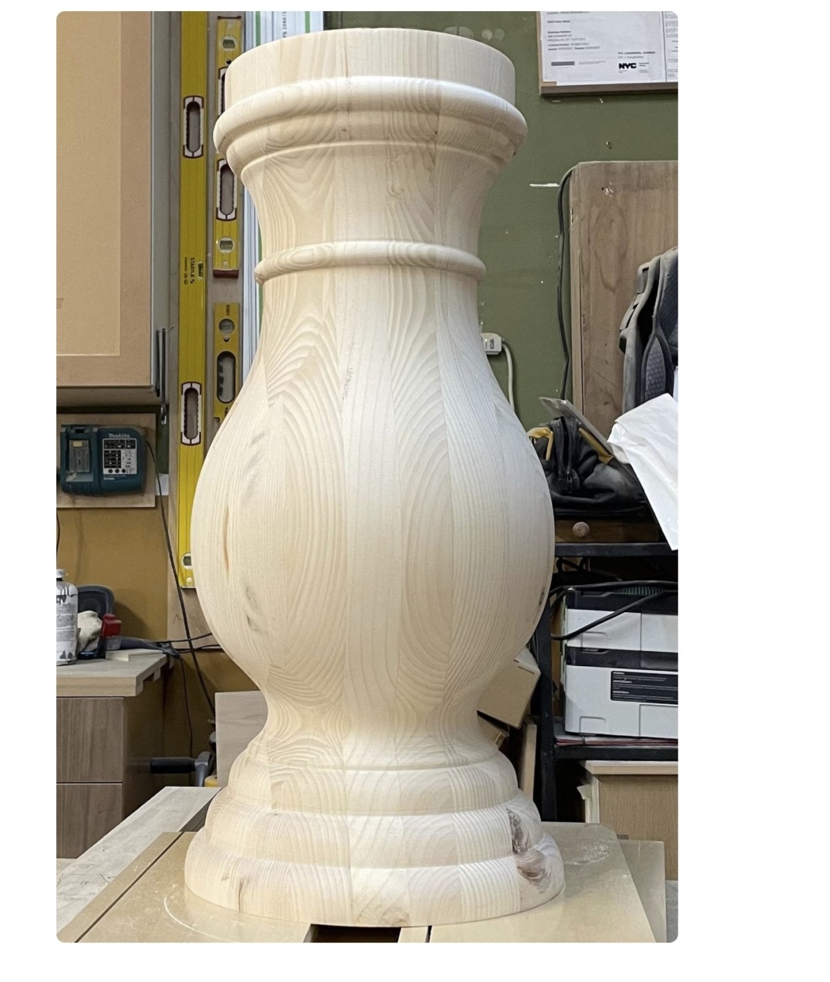Case Study: Crafting a Custom Poplar Island Base | Arnold Wood Turning